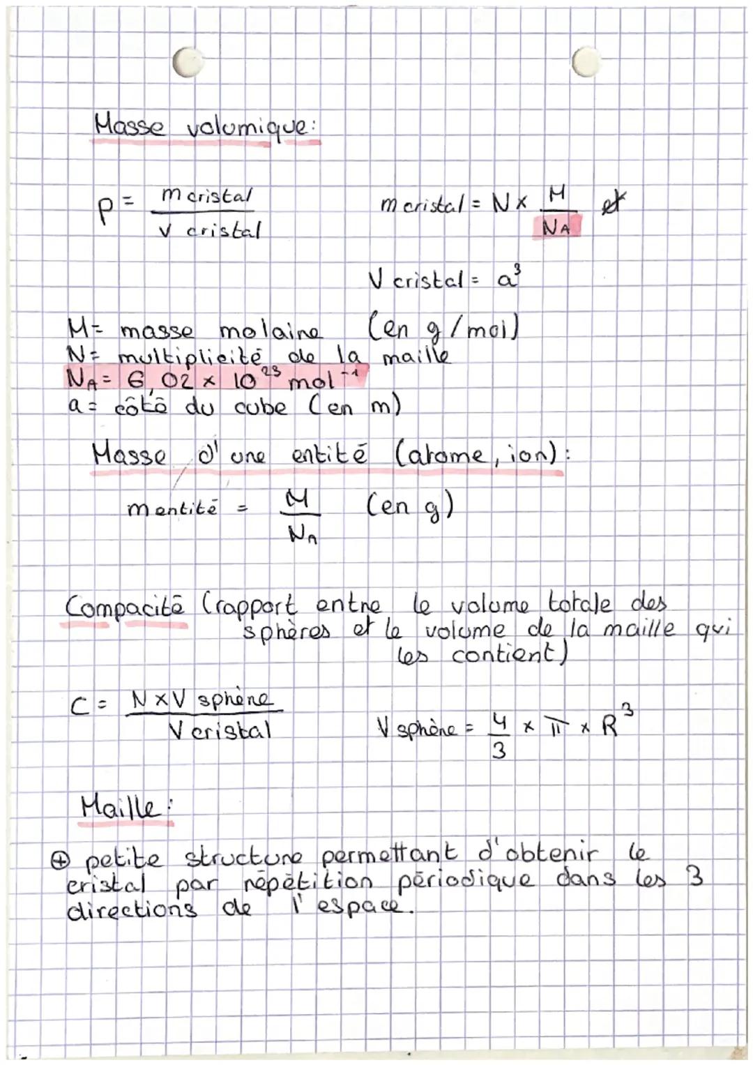 Des édifices ordonnées : les cristaux (Ens. Scient.) en PDF - Knowunity