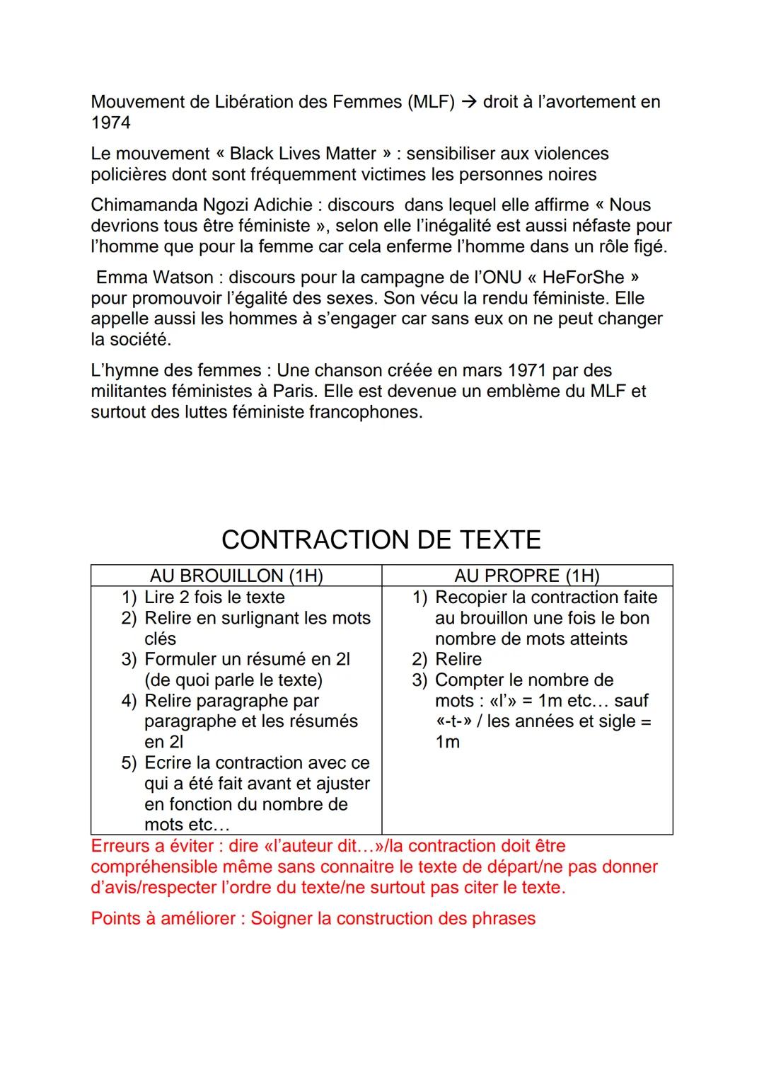 Explication simple: Contraction et Essai : Exemple et Sujet Corrigé ...