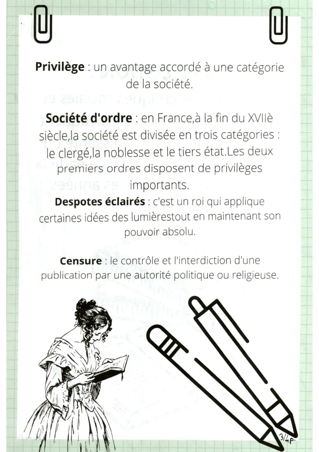 Le siècle des Lumières résumé et exposé – Les philosophes et leurs ...