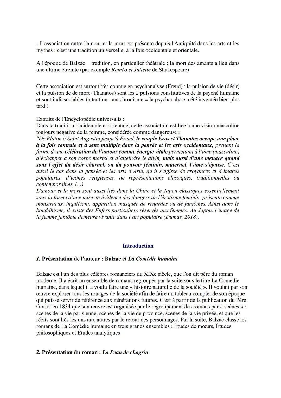 Analyse linéaire de La Peau de chagrin : L'agonie, Résumés et Parties ...
