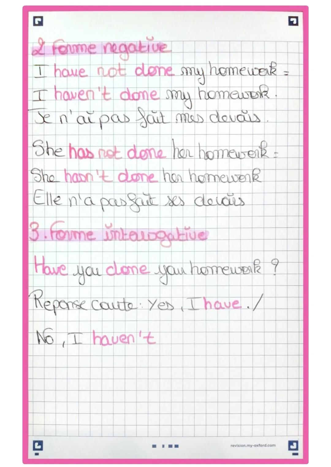 Le Present Perfect en Anglais : Explication Simple et Construction ...