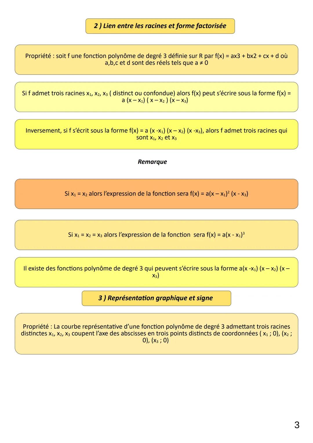 Polynôme de degré 3: Exercice corrigé et Formule (Maths) - Knowunity