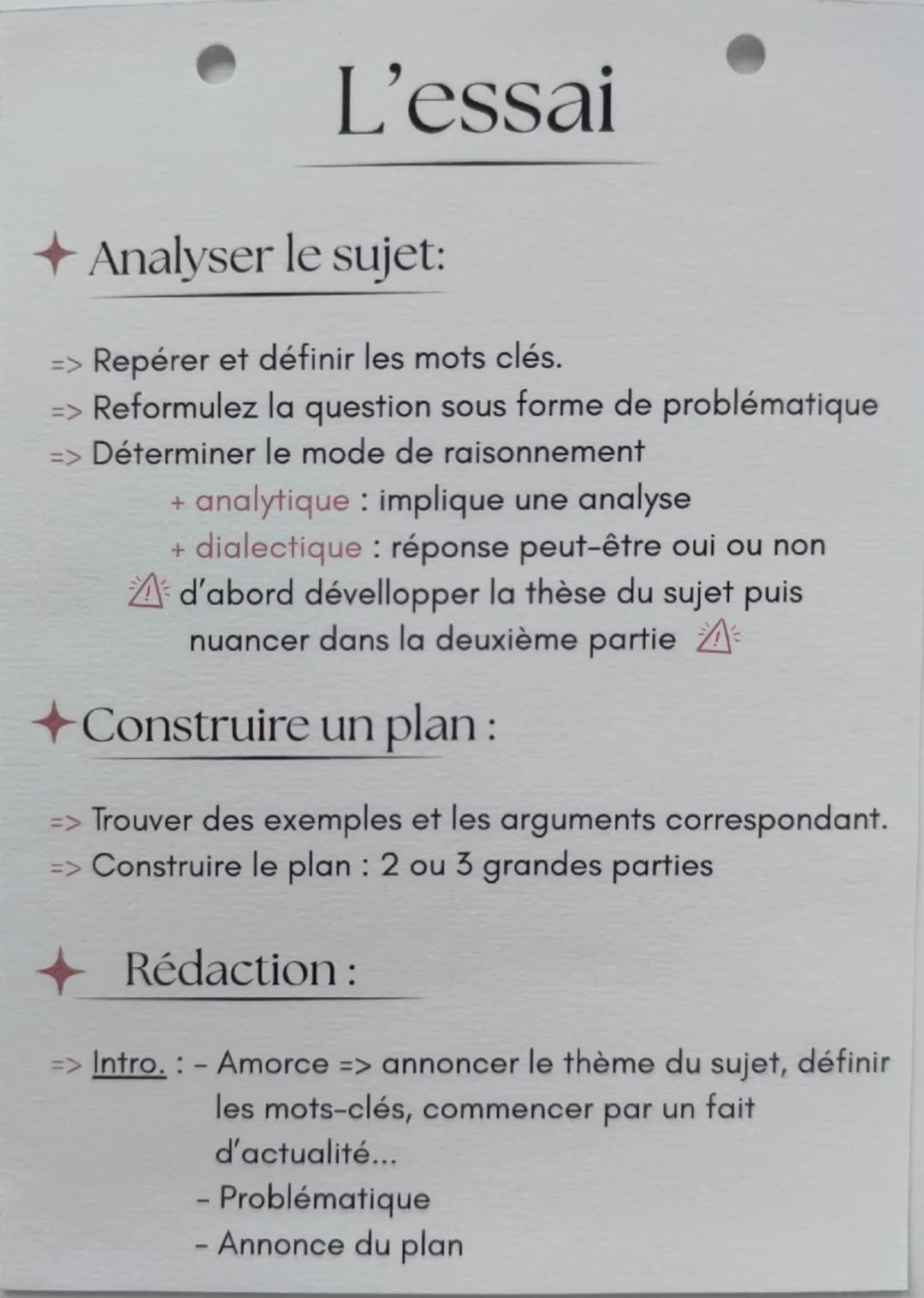 Méthode essai français (Français) en PDF - Knowunity