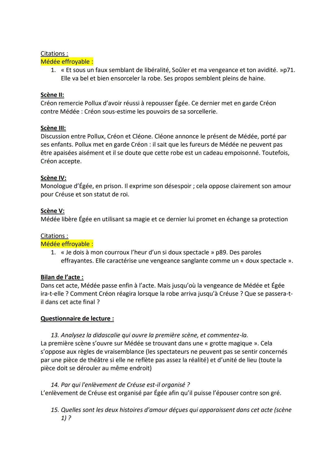 Explication simple: Résumé de Médée de Corneille : Personnages et ...