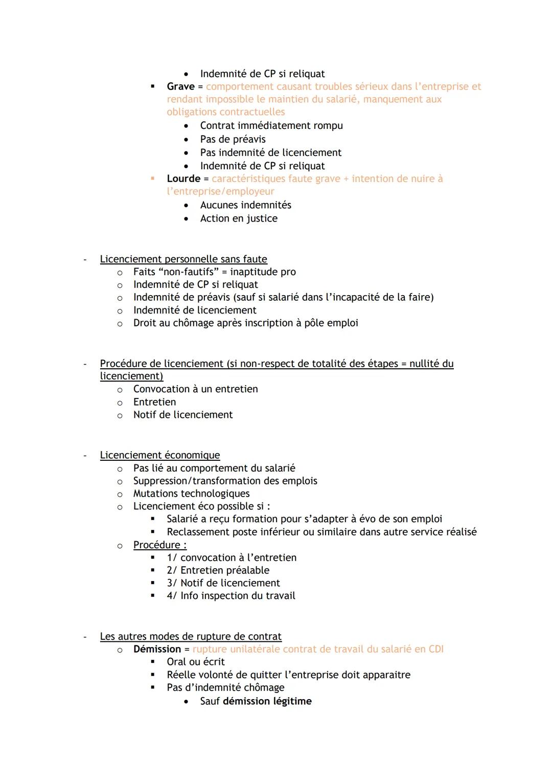 Notions bac de droit 1ère et terminale (STMG) - Knowunity