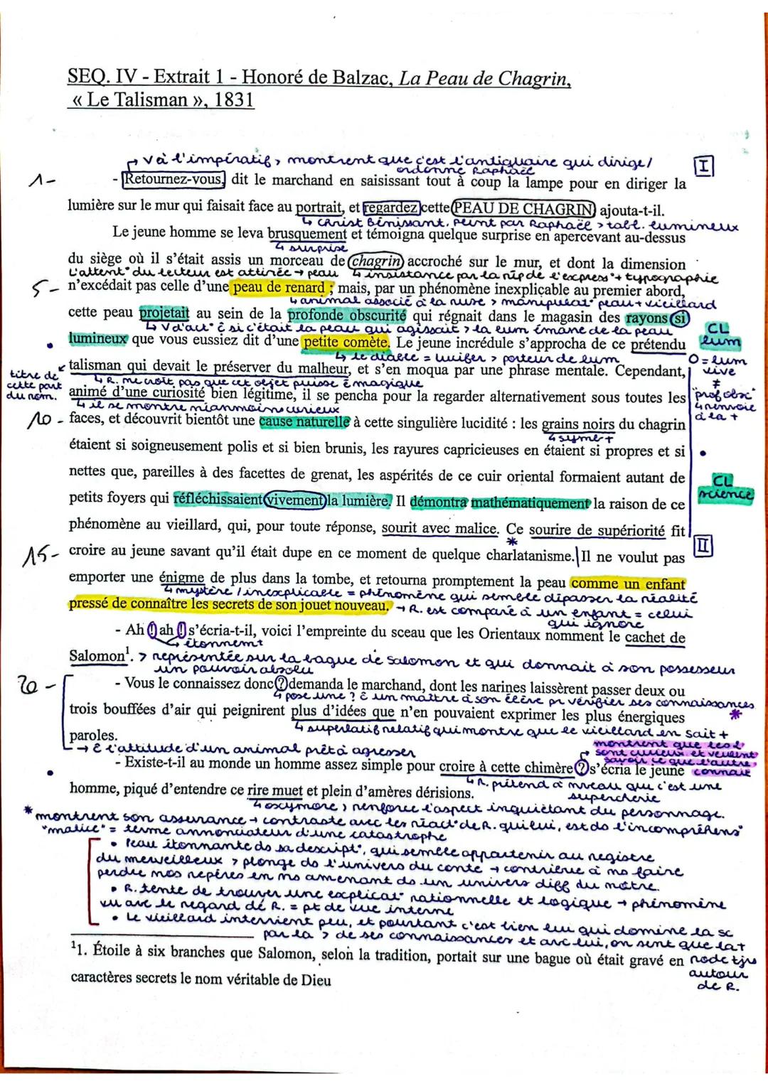 Explication simple: Découvre le Symbolisme et le Talisman dans La Peau de Chagrin de Balzac ...
