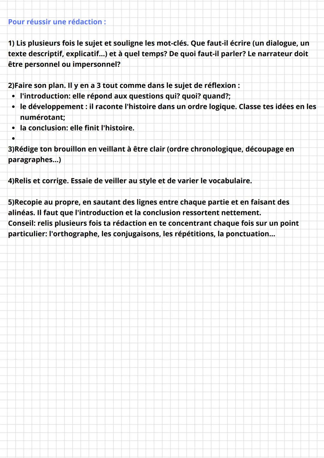 Comment Faire une Rédaction en Français: Exemples Simples et PDFs ...