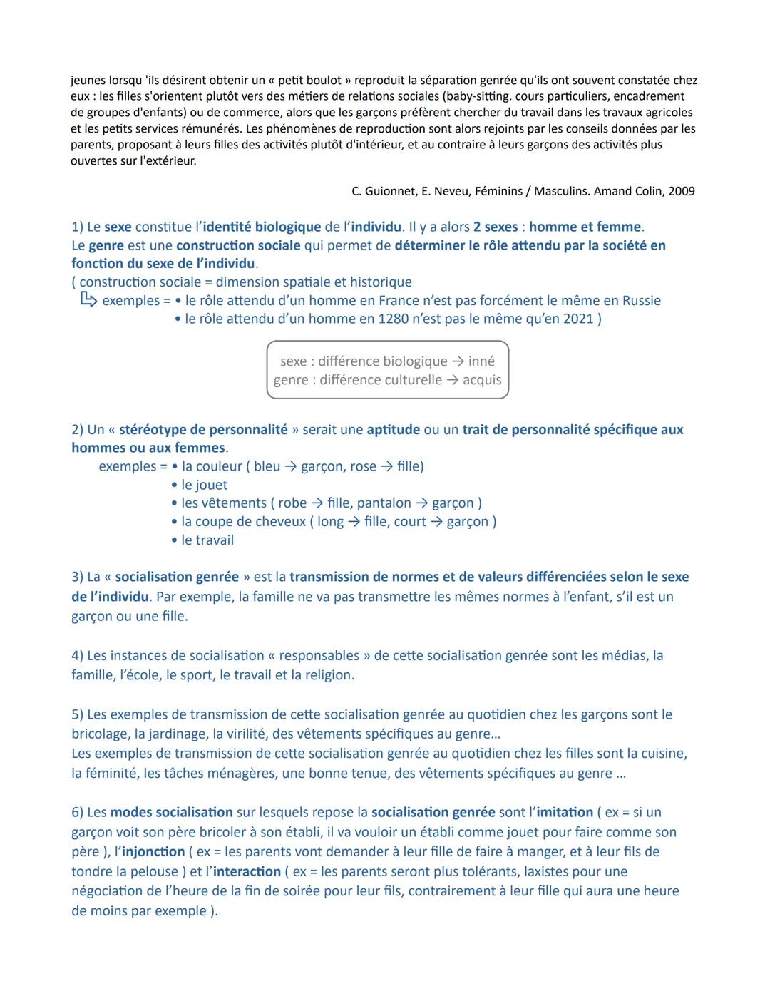 Chapitre 2 SES seconde (SES) en PDF - Knowunity