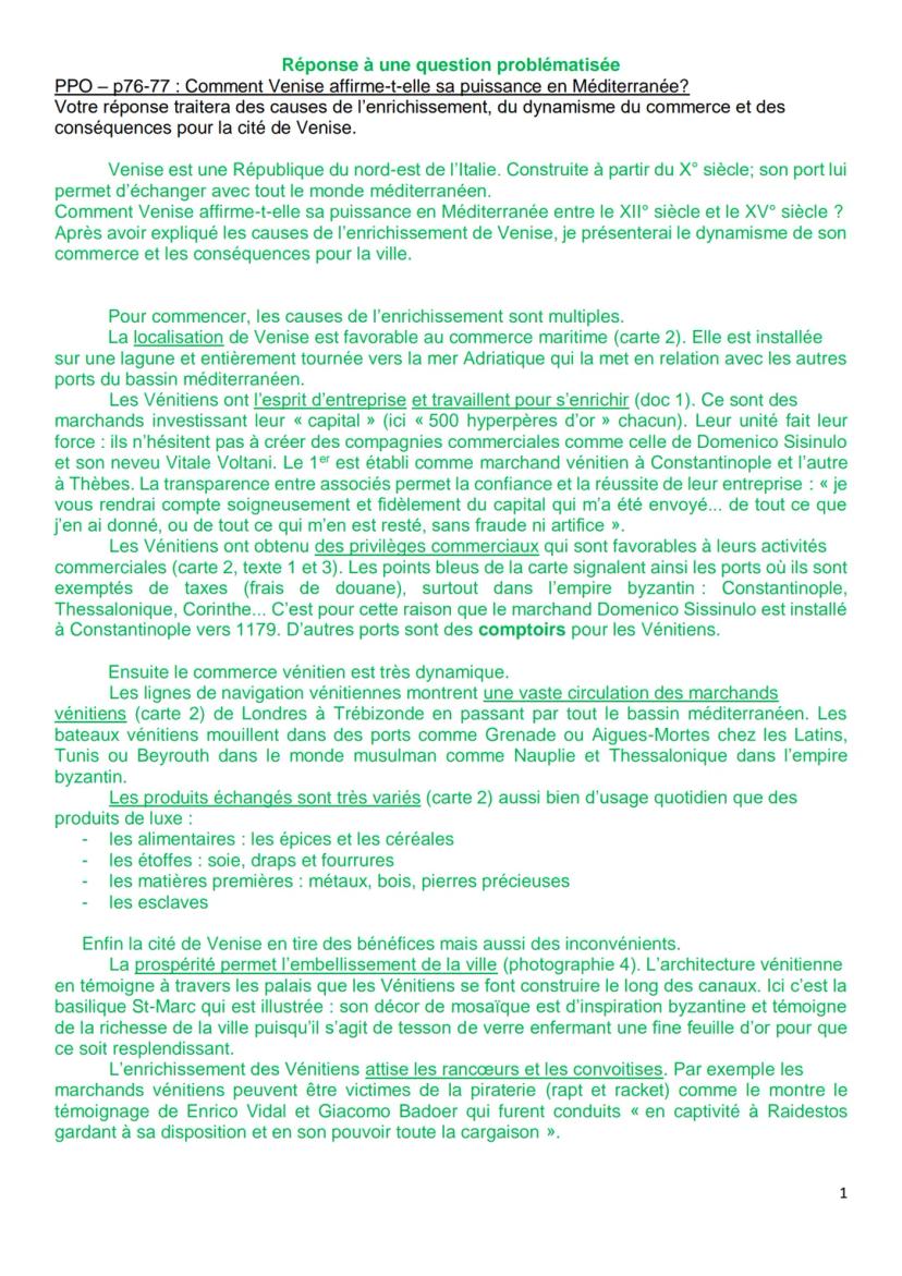 Venise au Moyen Âge : Puissance Maritime et Commerciale (Histoire ...
