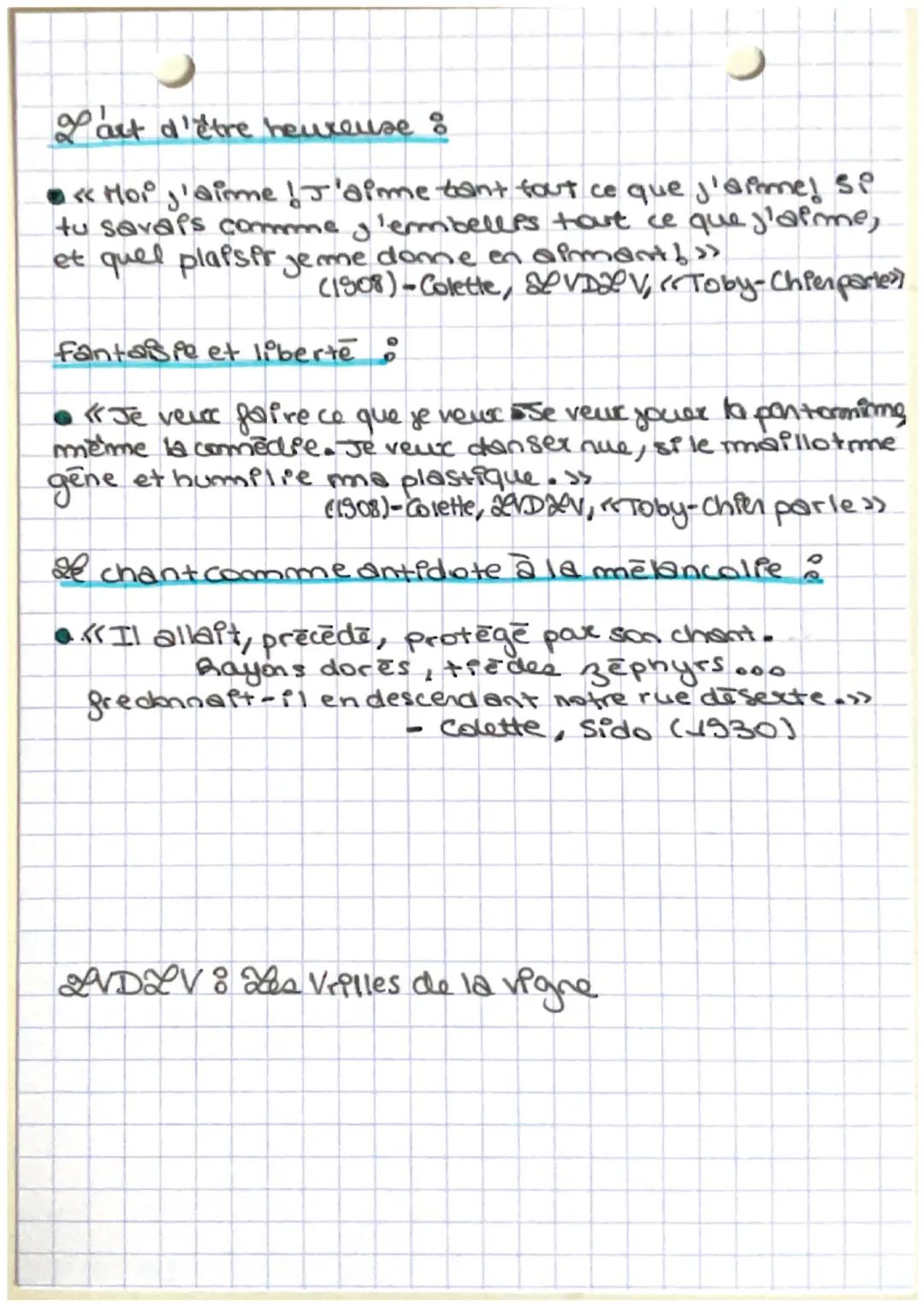 Citation Colette Sido et Les Vrilles de la Vigne - Résumés et Extraits ...