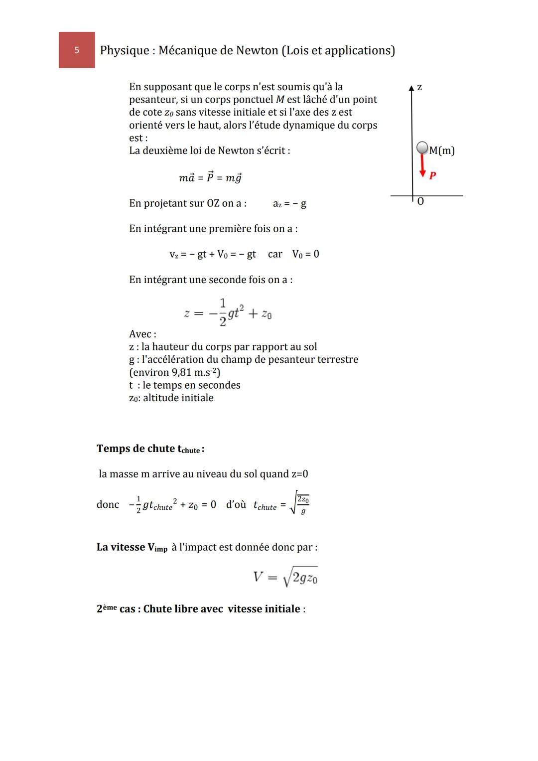 Explication simple: Les 3 lois de Newton : Formules et Cours PDF (Physique/Chimie) - Knowunity