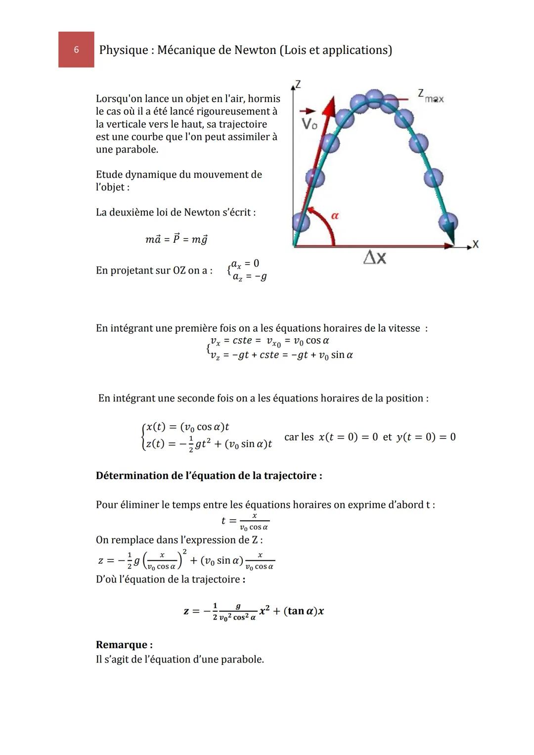 Explication simple: Les 3 lois de Newton : Formules et Cours PDF ...