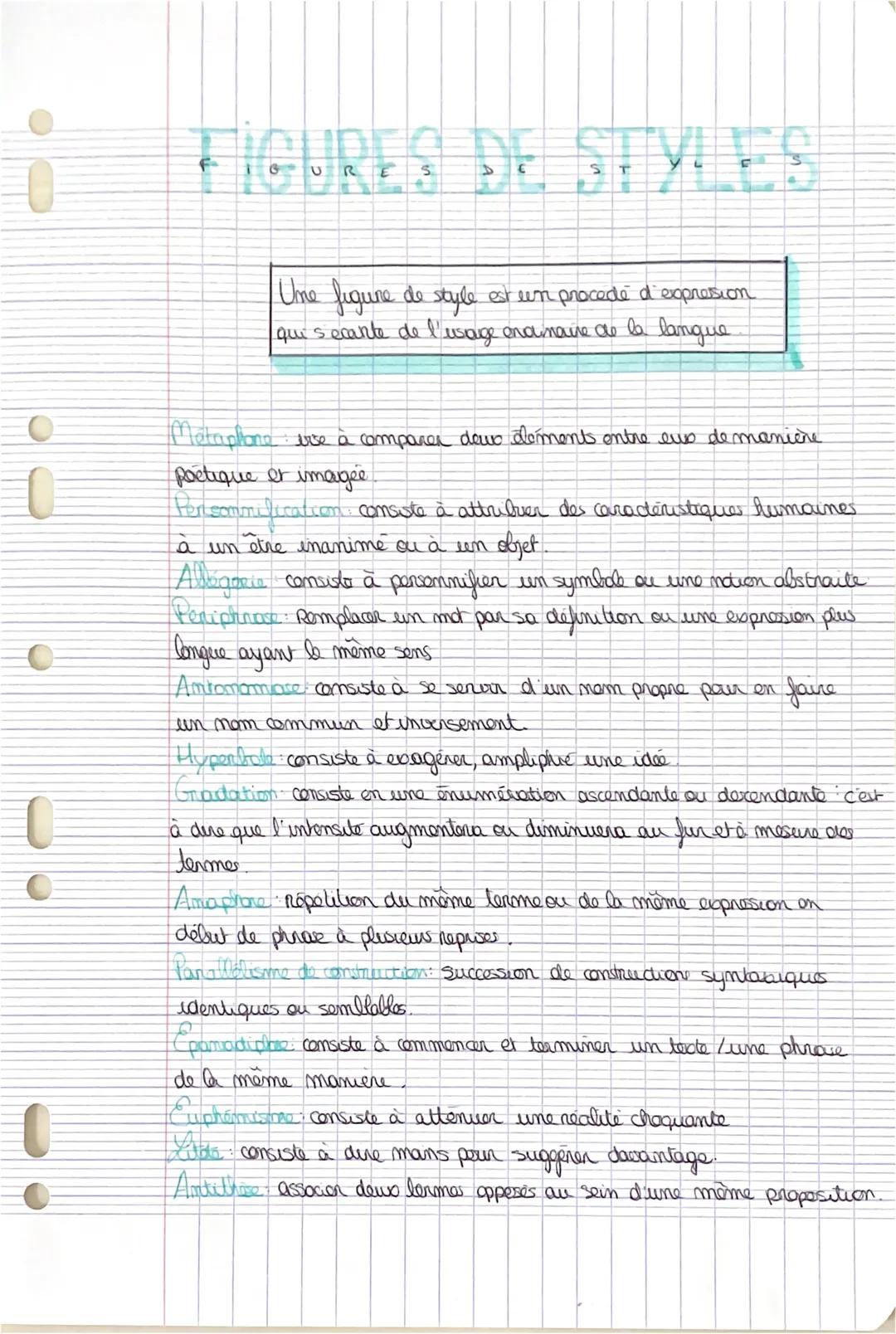 Les Figures de Style pour le Bac Français : Guide Essentiel (Français ...