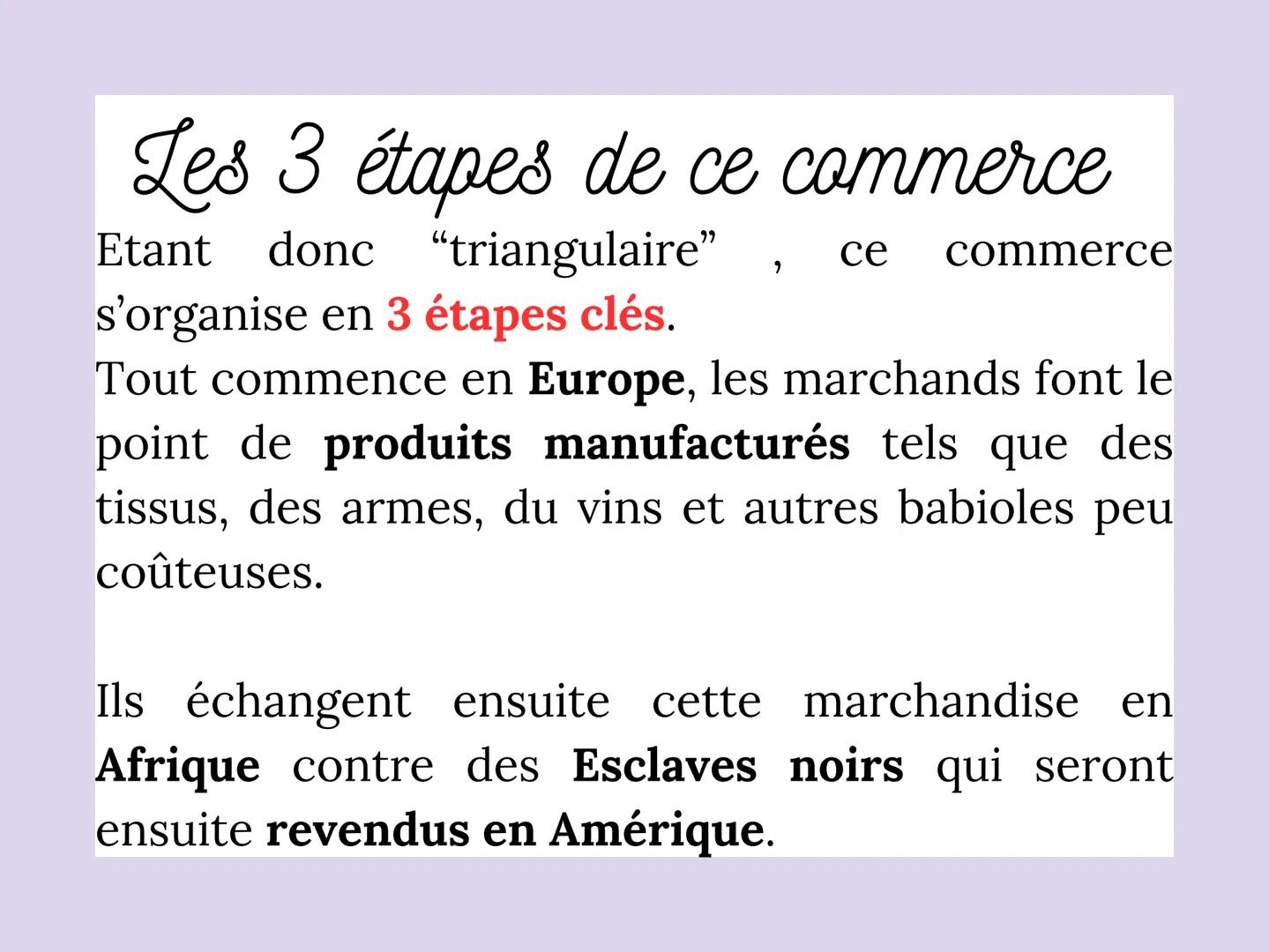 Découvre le commerce triangulaire dans l'histoire et son impact en ...